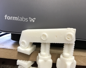 3D Printed Hand-Screw Clamp by jakejake | Pinshape