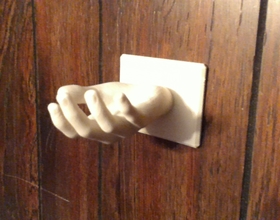 3D Printed Hand Hanger by danowall | Pinshape