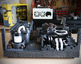 3D Printed OpenForge Stone Dungeon Walls by Devon Jones | Pinshape