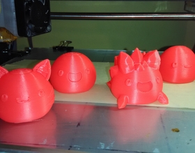 3D Printed Slime Rancher - Pink Slime, Tabby Slime and Rock Slime by ...