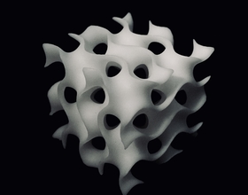 3D Printed Gyroid Cube by aashman.g | Pinshape