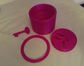 3D Printed Lockable Container by Woodenclocks | Pinshape