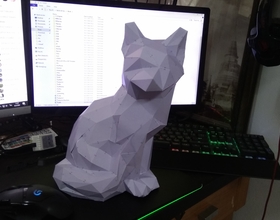 3D Printed Low Poly Fox by steven_dakh | Pinshape