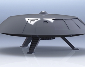 3D Printed Lost in Space - Jupiter 2 by jlwarren | Pinshape