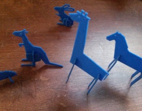 3D Printed Simple animals 2 by Eunny | Pinshape