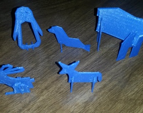 3D Printed Simple Animals 4 - Polar Series by Eunny | Pinshape