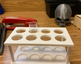 3D Printed Test Tube holder for 3cm x 10 cm test tubes by fancytail ...