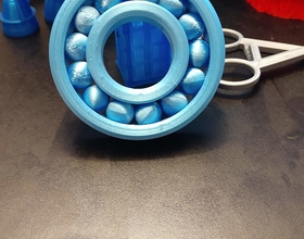 3D Printed Fully Assembled Ball Bearing by DanielNoree | Pinshape