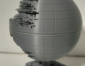 3D Printed Star Wars Death Star by Doodle_Monkey | Pinshape