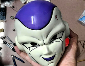 3D Printed Frieza Head - frieza Mask - Dragon ball cosplay/Decor by ...