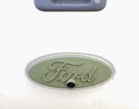 3D Printed Ford Emblem Backup Camera by Jeff Mort | Pinshape
