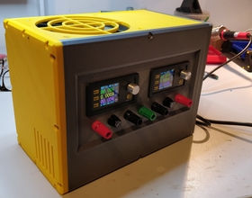 3D Printed Benchtop DC Power Supply with 2 adjustable outputs by ...