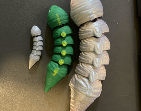 3D Printed ANGRY CHONKY GARDEN WORM by bydyzyn | Pinshape