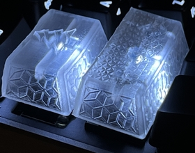 3D Printed Shift Keycap and Christmas Tree Caps-Lock Keycap by ...
