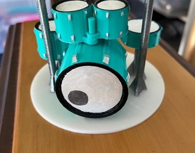 3D Printed drum set model by ChriZ3D | Pinshape