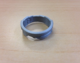 3D Printed Halo/Tron Inspired Ring by Daniel Girgis | Pinshape