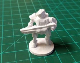 3D Printed C-Series Cyclops Automated Militia (18mm scale) by Dutchmogul | Pinshape
