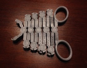 3D Printed Scissor Snake Family by richard_swika | Pinshape